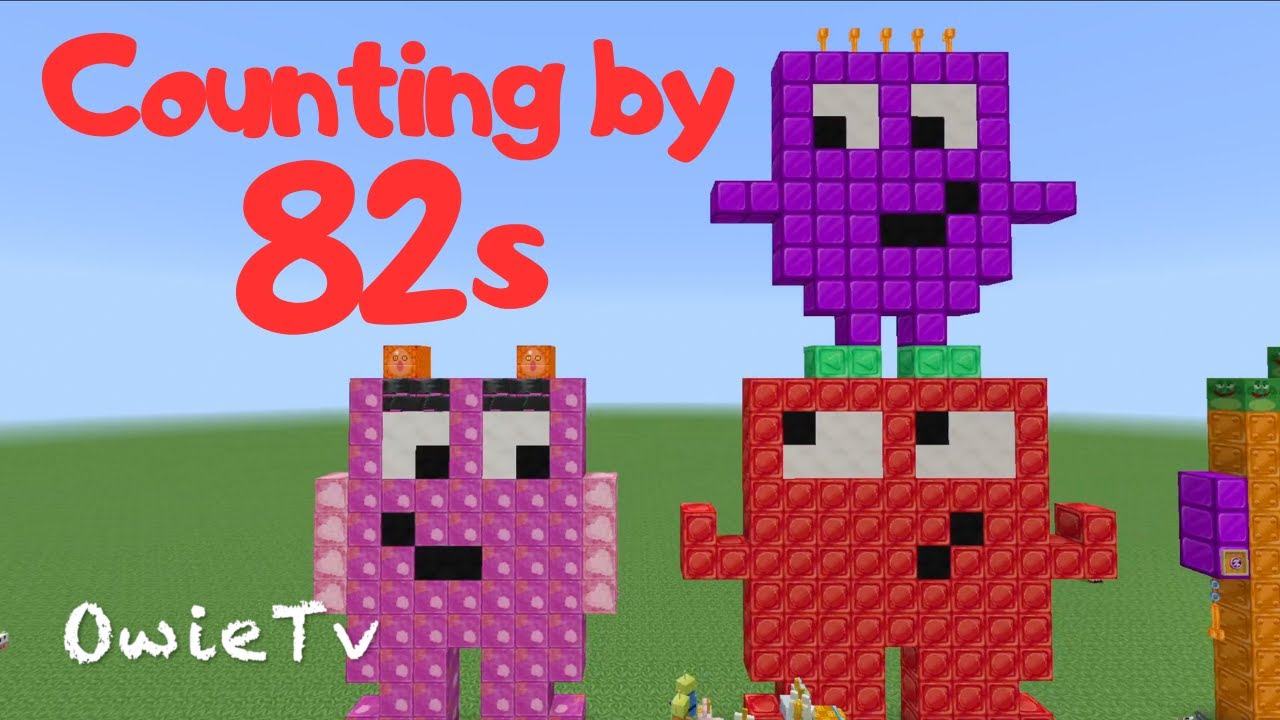 Counting by 82s Song | Minecraft Numberblocks | Skip Counting Songs for Kids
