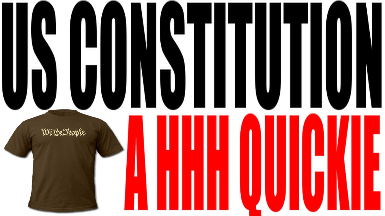 The US Constitution Explained in One Minute