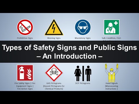 Types of Safety Signs and Public Signs - An Introduction