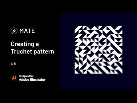 MATE Tip #5: How to create a Truchet pattern in seconds / Adobe Illustrator