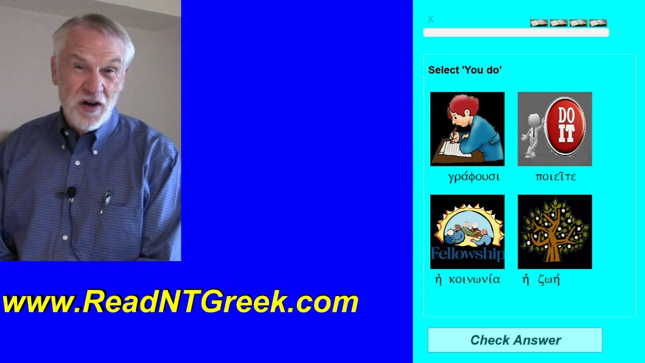 Read New Testament Greek - for absolute beginners!