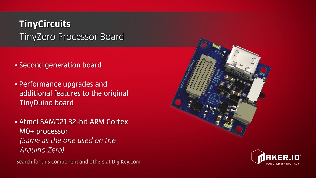 TinyCircuits TinyZero Processor Board | Maker Minute
