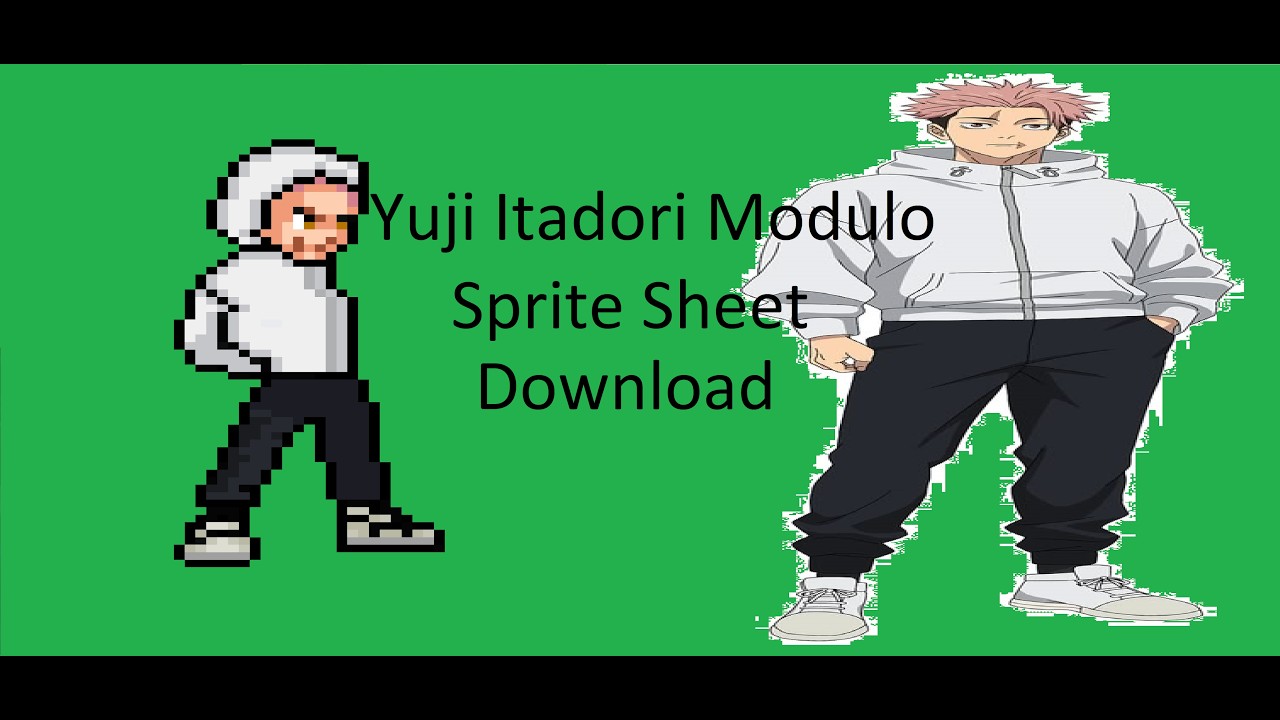 Sprite Sheet Yuji Itadori Modulo Sprite Sheet (Download)