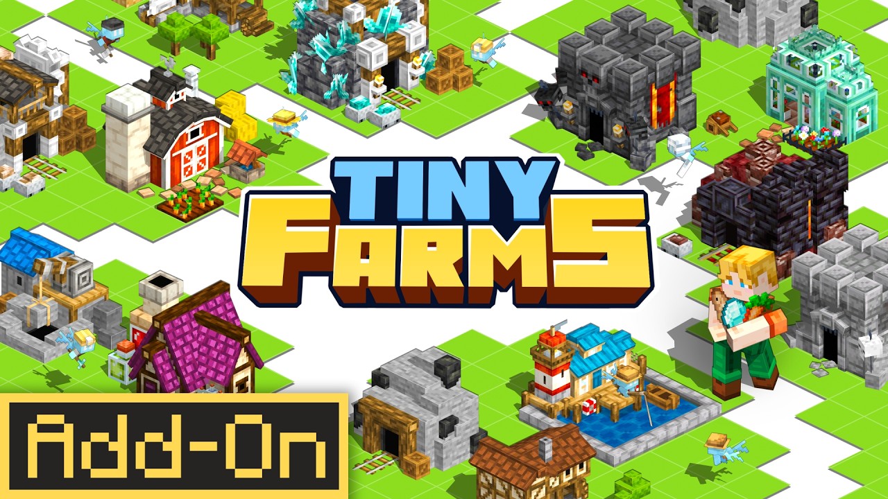 The Tiny Farms Addon You NEED in Minecraft (Works Offline!)