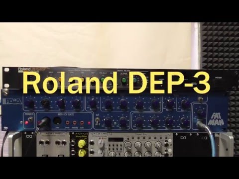 Roland DEP-3 Digital Effects Processor Delay Reverb Good | Reverb