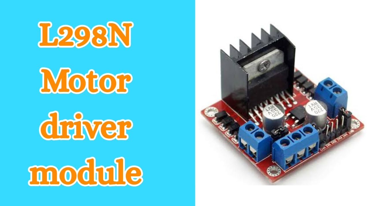 L298N motor driver module 