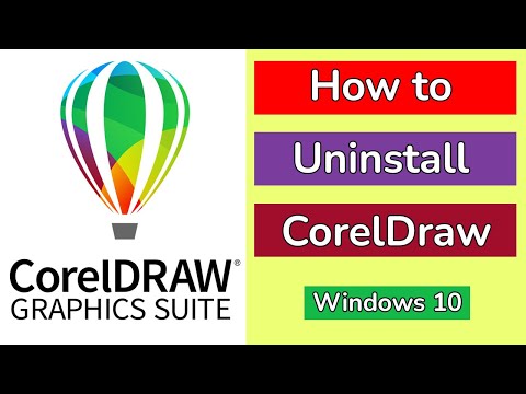 How to Uninstall CorelDraw from Windows 10?