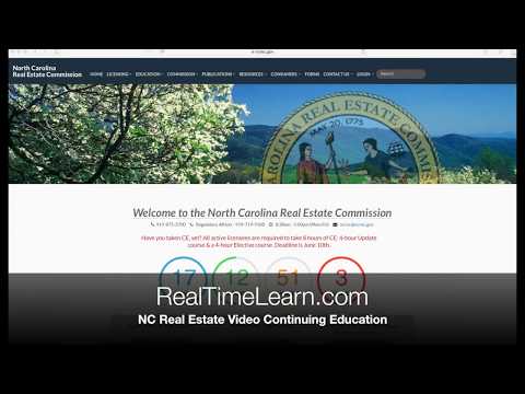 Check your NC real estate broker continuing education credits online