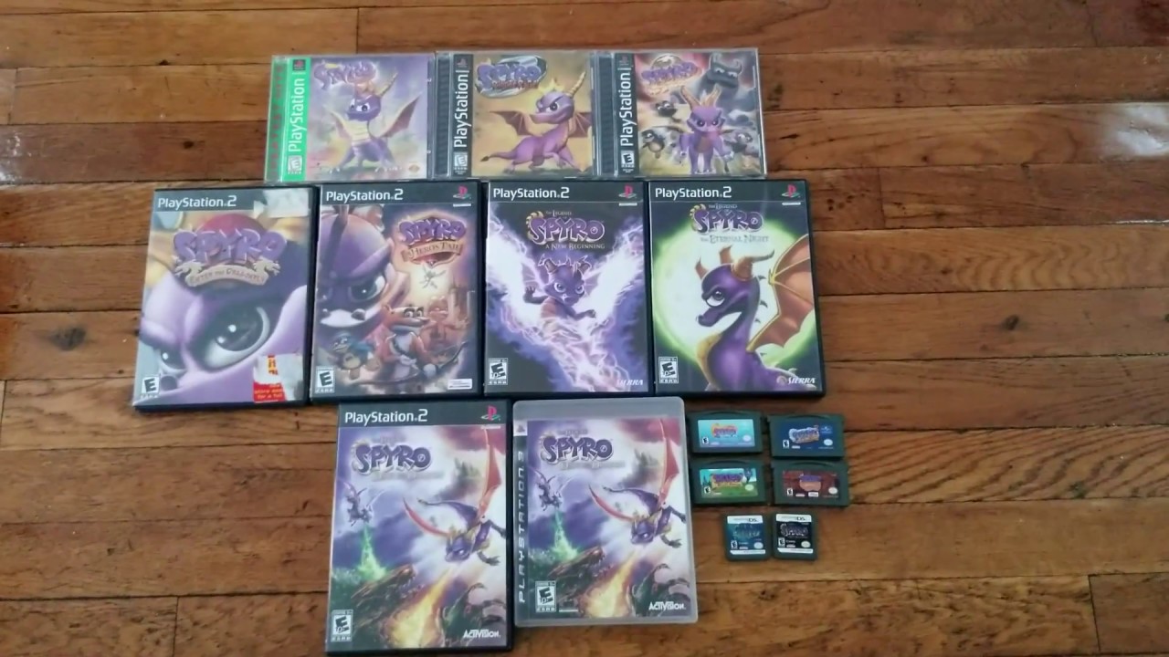 My Spyro game collection (updated)