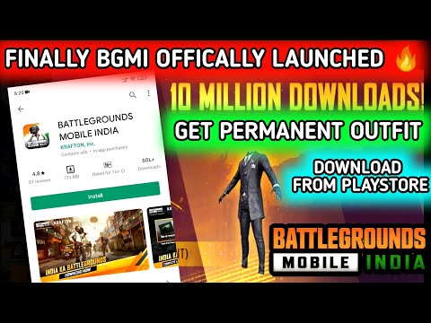 FINALLY BATTLEGROUND MOBILE INDIA OFFICIALLY LAUNCHED 🔥 DOWNLOAD BGMI FROM PLAY STORE NOW