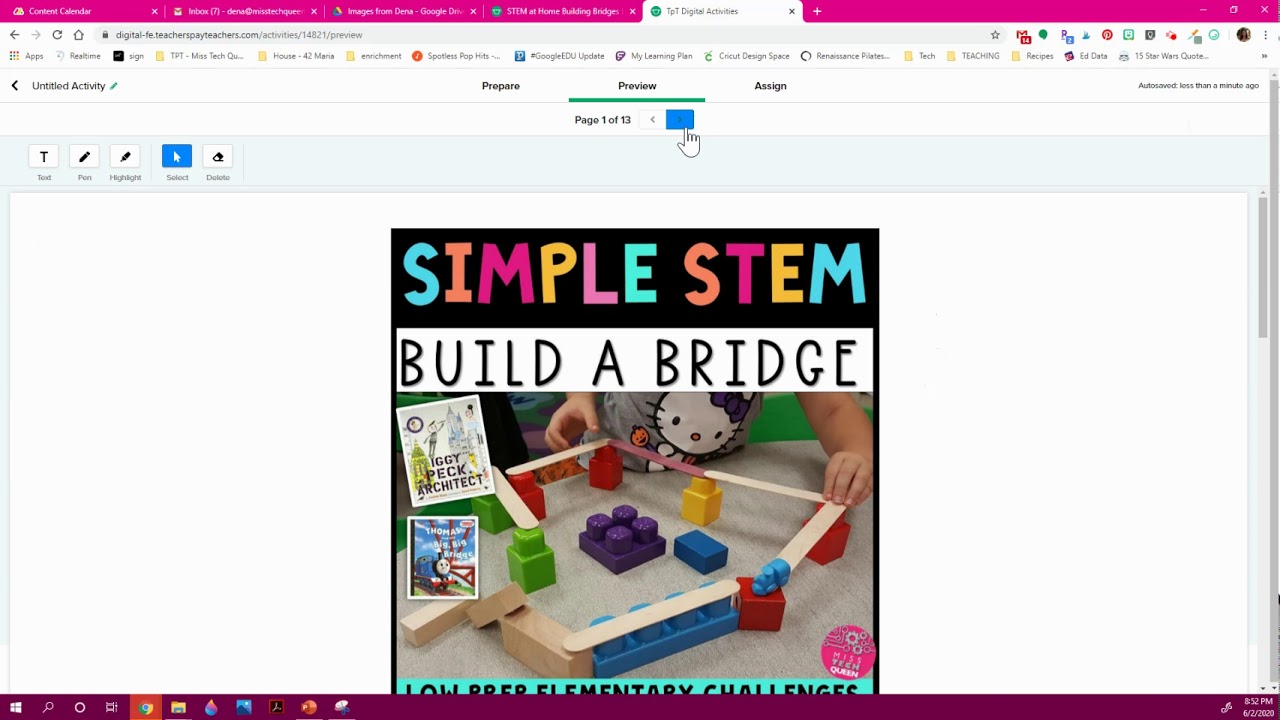 TPT Digital Activity Tutorial