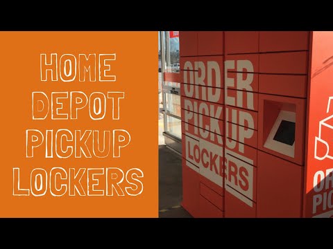 Home Depot Pickup Lockers - What are they? How do you use it?