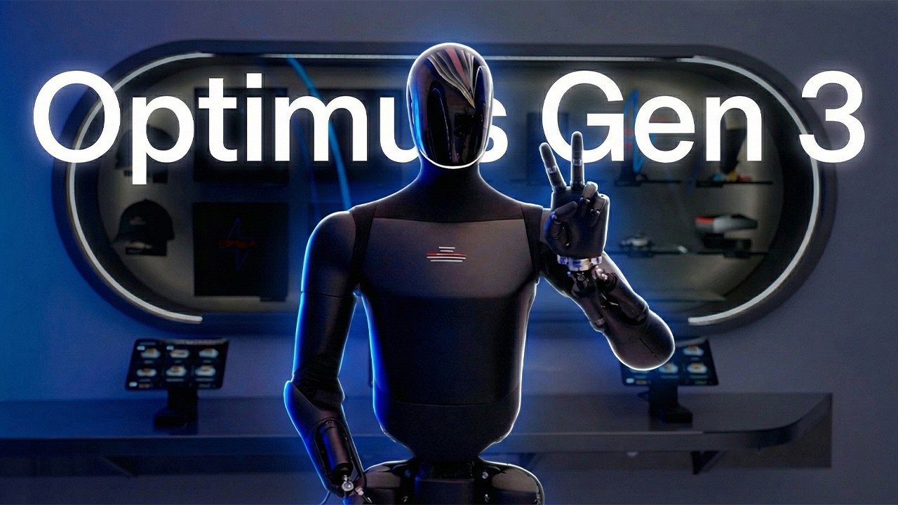 Elon Musk Reveals a New Tesla Optimus Gen 3