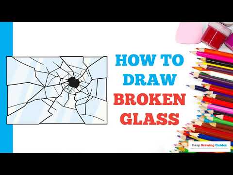 How To Draw Broken Glass Step by Step – I'm Youtuber – Follow my videos ...
