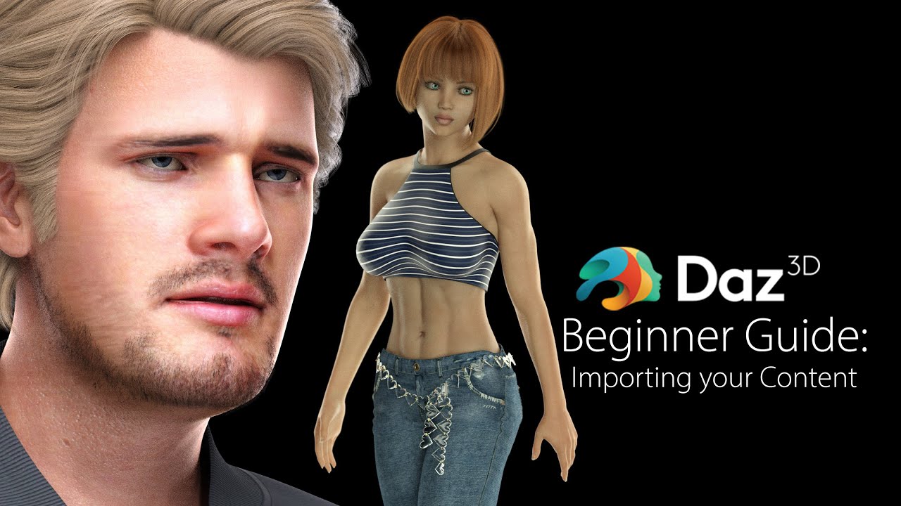 Daz Studio Beginner Guide: Importing content