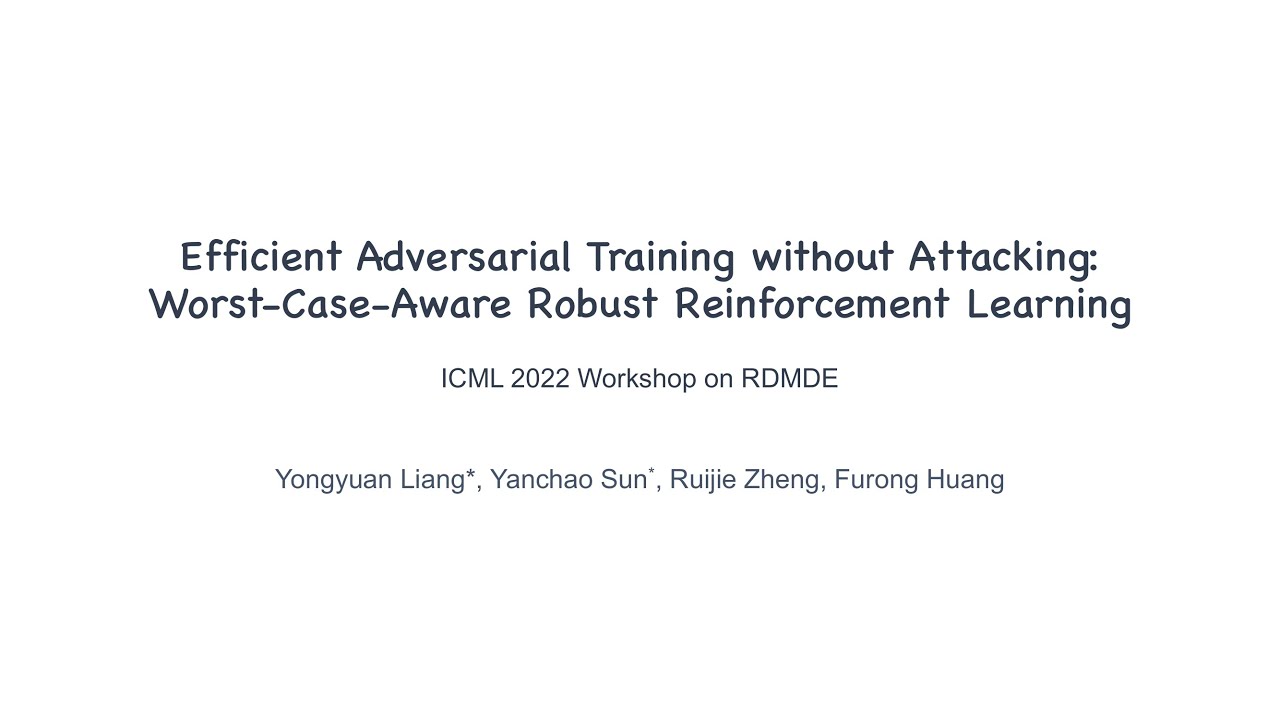 Efficient Adversarial Training without Attacking:Worst-Case-Aware Robust Reinforcement Learning