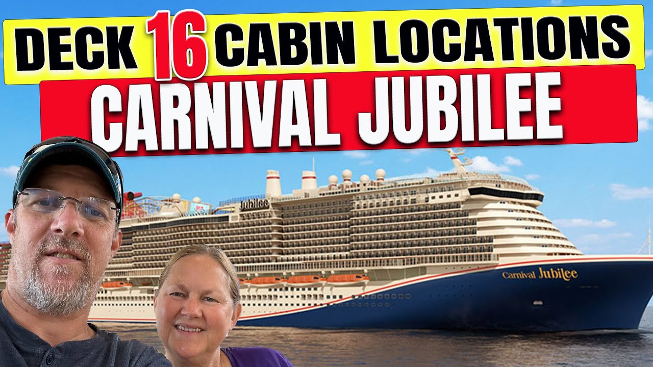 Deck 16 Explorations | Carnival Jubilee's Cabin Havens | Tall Man's Cruise Adventures