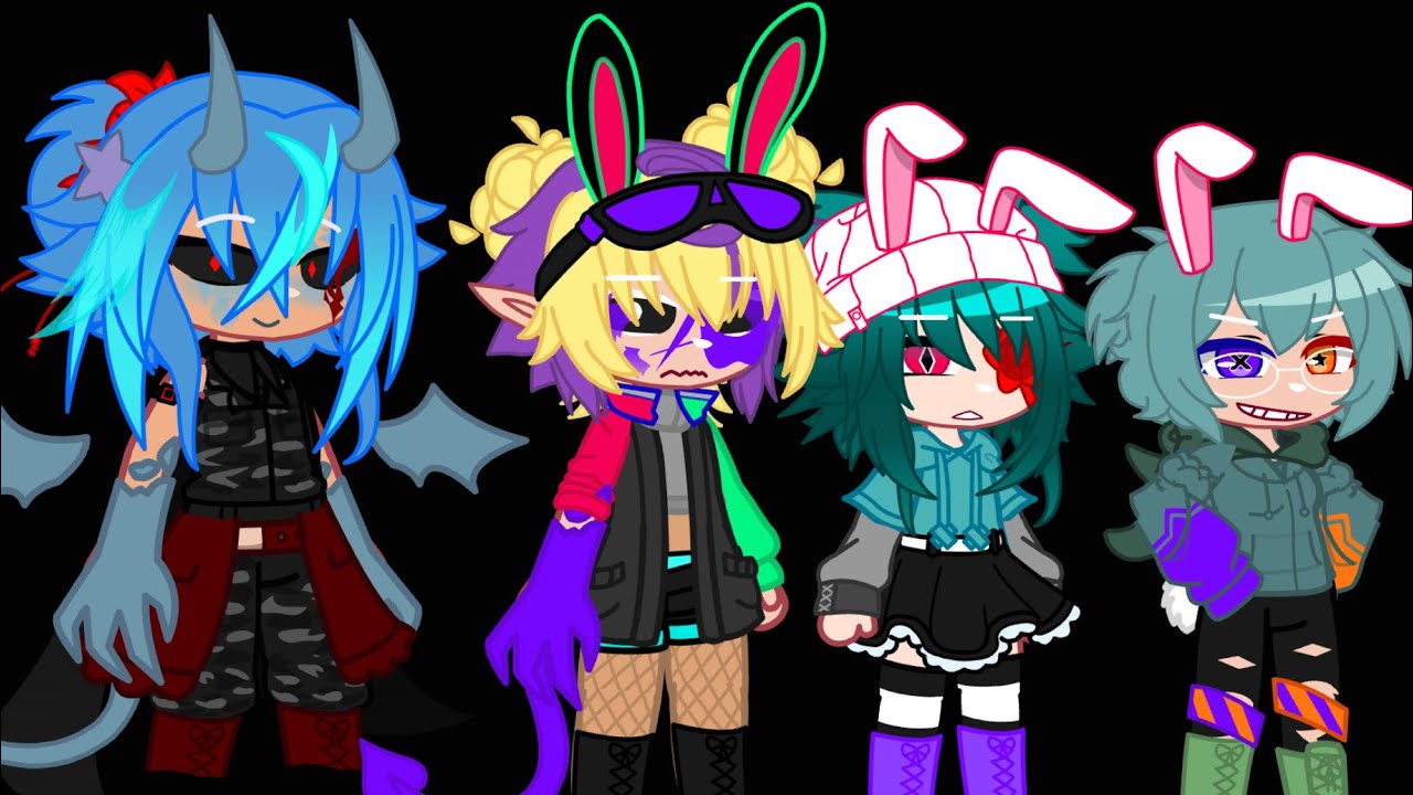 Remaking my old OCs in Gacha club