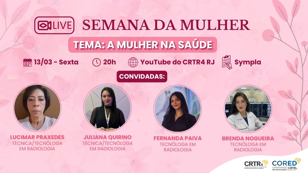 Live Especial | Dia Internacional da Mulher: A Mulher na Saúde