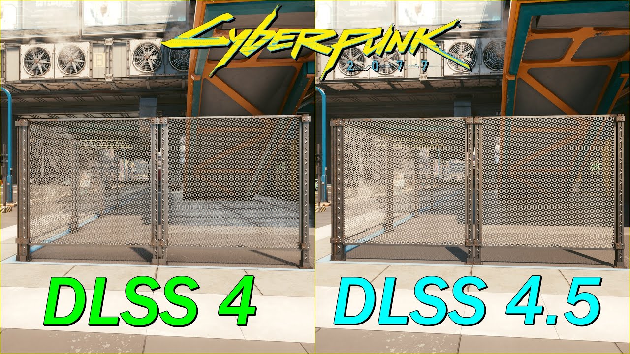 Cyberpunk 2077  DLSS 4 VS DLSS 4.5