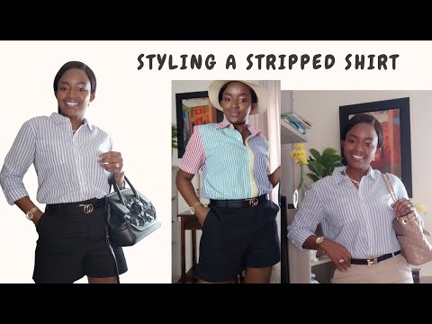 How To Style a Striped Shirt for Spring and Summer#buttondownstripedshirt