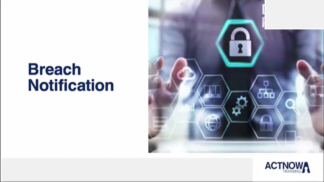 GDPR Essentials Part 3 - Principles 2 to 6 GDPR including Breach Notification