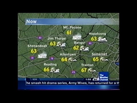TWC Allentown PA Local Forecast August 1 2009 1:58AM