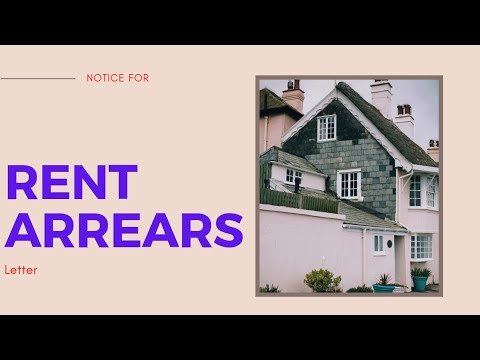 HOW TO WRITE A NOTICE FOR A TENANT TO CLEAR RENT ARREARS