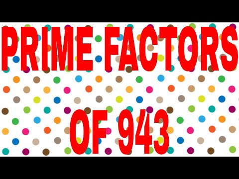 PRIME FACTORS OF 943