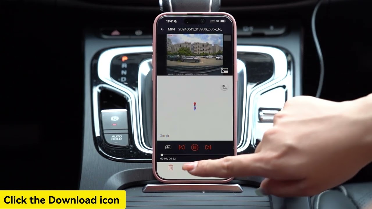 Vantrue APP Connection Demonstraction