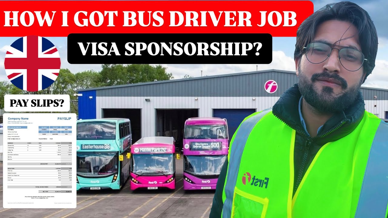 How To Apply For Bus Driver Jobs in UK 🇬🇧 | How I Got Bus Driver Job|Salary|Sponsorship|PCV License