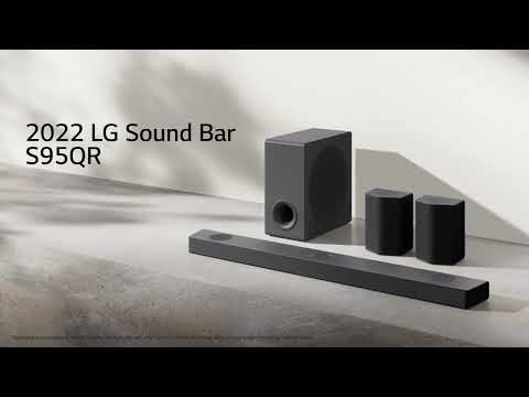 LG S95QR 9.1.5 ch High Res Audio Sound Bar with Dolby Atmos and Surround Speakers