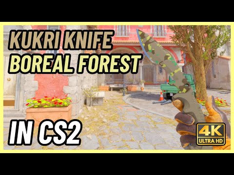 ★ CS2 Kukri Knife Boreal Forest | CS2 Knife In-Game Showcase [4K]