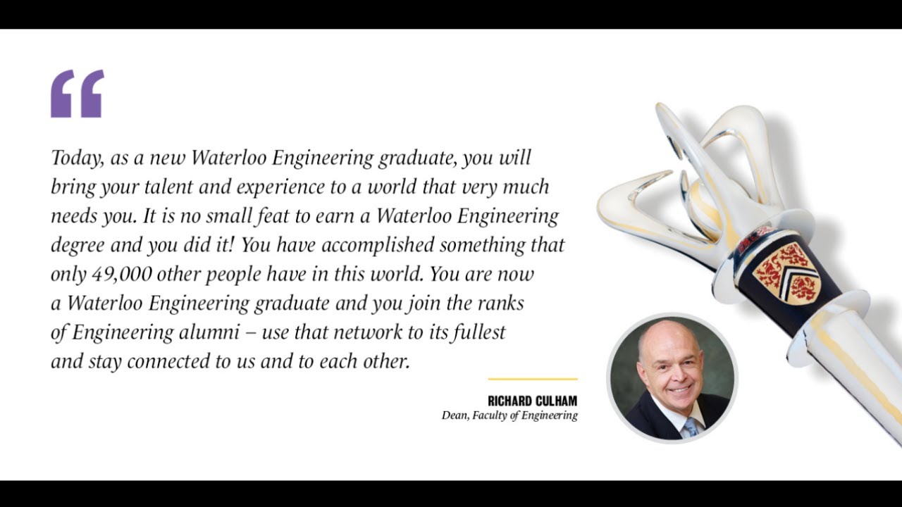 Waterloo Engineering Virtual Convocation Celebration - June 20, 2020