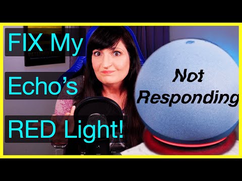 Alexa RED Light Fix! What is the Red Light on my Alexa Echo Dot? Or, Why is Alexa NOT responding?
