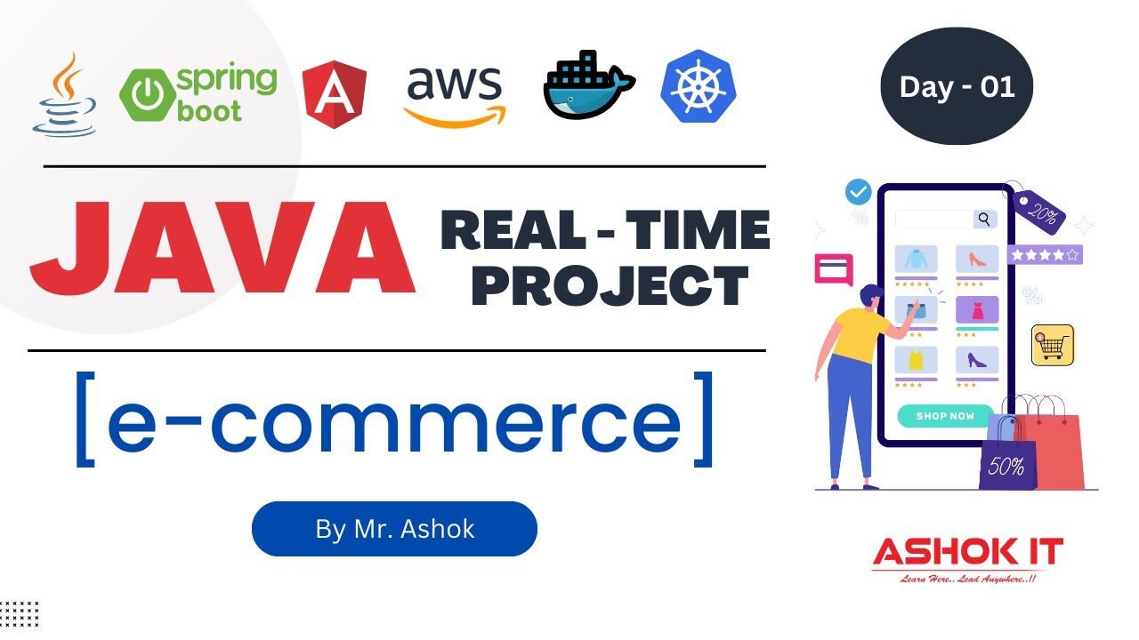 Day - 01 : Java Real-Time Project (e-commerce) | Spring Boot and Angular