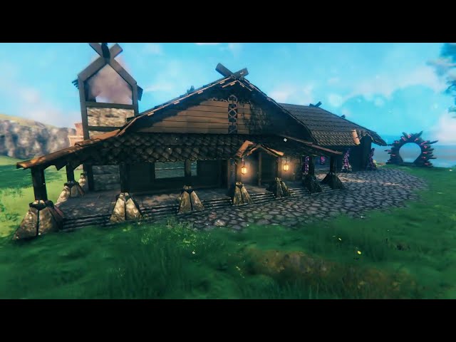 The Tradesman Barndominium! Valheim Build