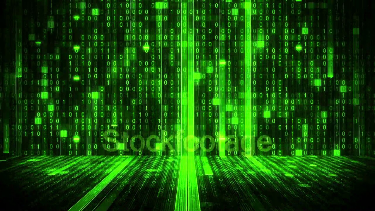 Data stream Big data fall.Data stream. Big data fall.Binary code drop