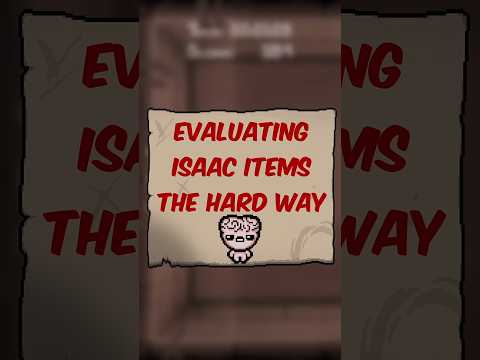 Evaluating Isaac Items The Hard Way #gaming #gamer #tboi #thebindingofisaac #tips #tipsandtricks