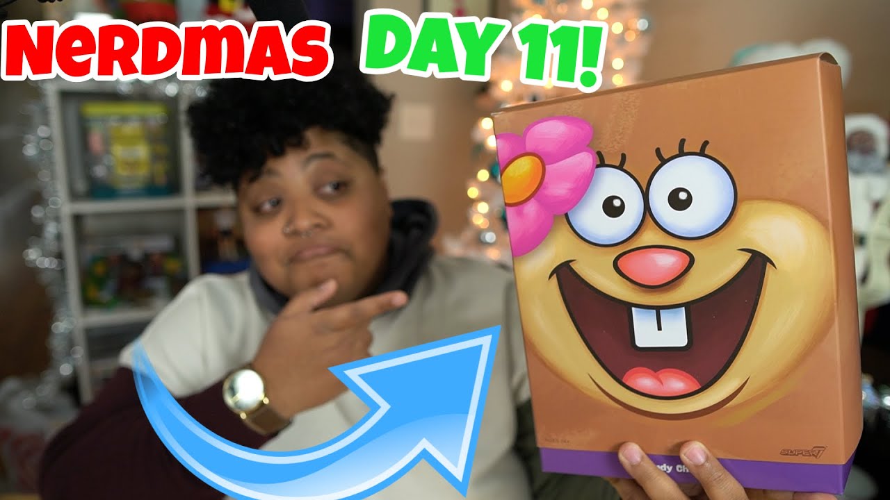 Sandy Cheeks Super7 Unboxing - Nerdmas Day 11