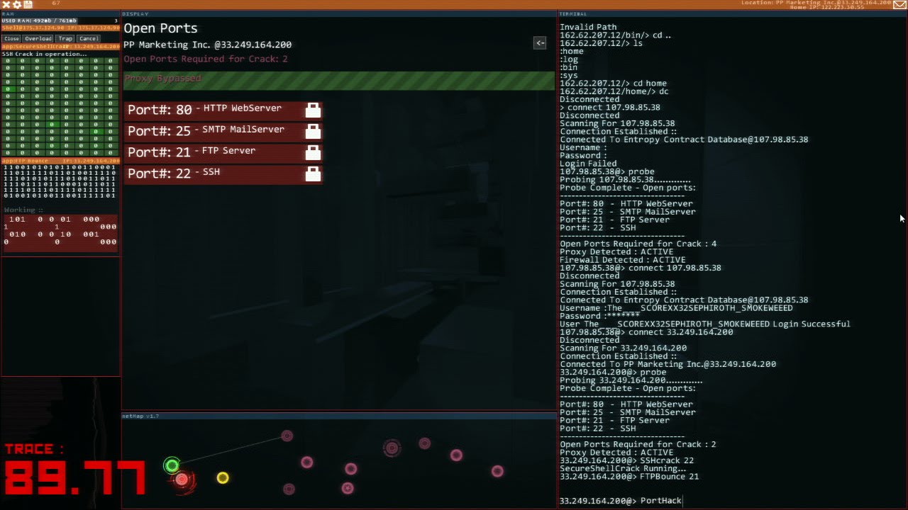 Hacknet: Giant Bomb Quick Look [Extended HD Gameplay]