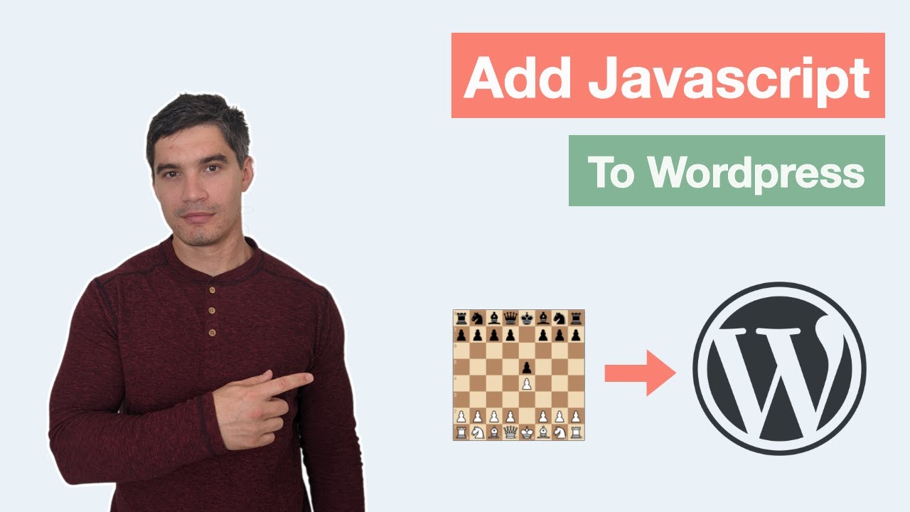 Two ways of adding Javascript to Wordpress