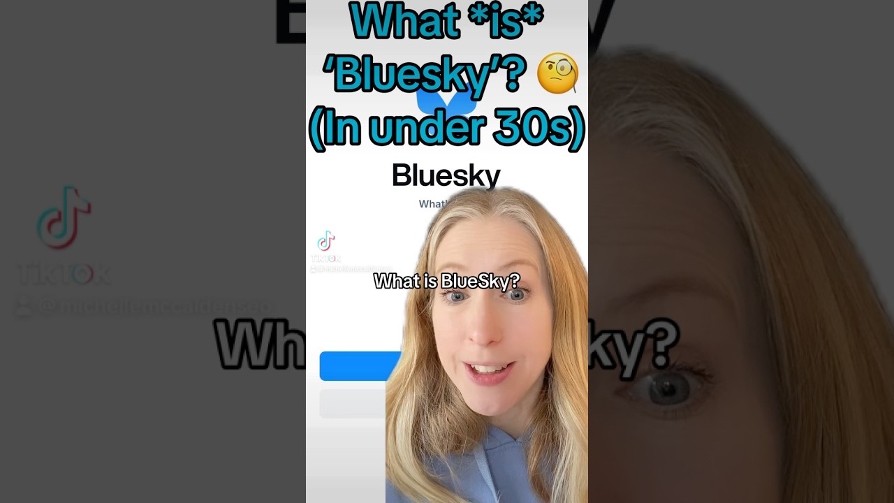 What is the BlueSky social media platform + why has it taken off? #socialmedia #bluesky #marketing