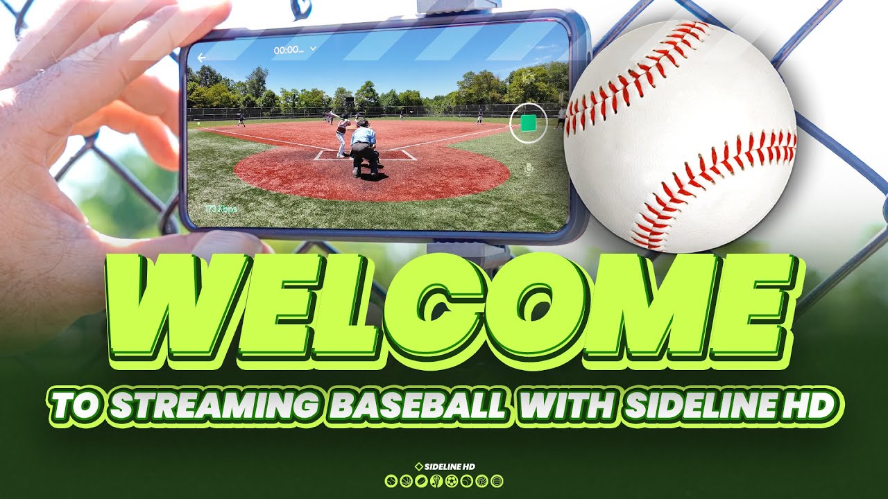 Welcome to Streaming Baseball With sidelineHD