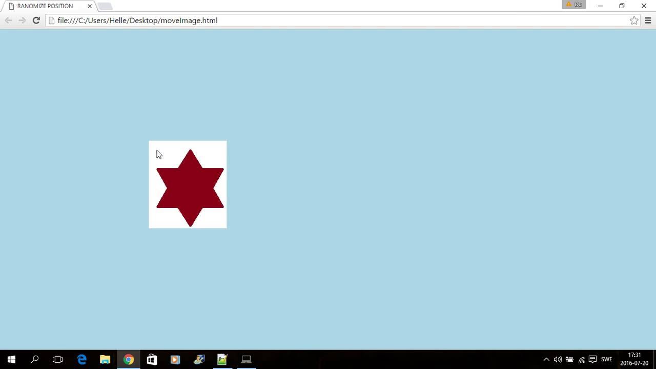 JAVASCRIPT -IMAGE RANDOM POSITION