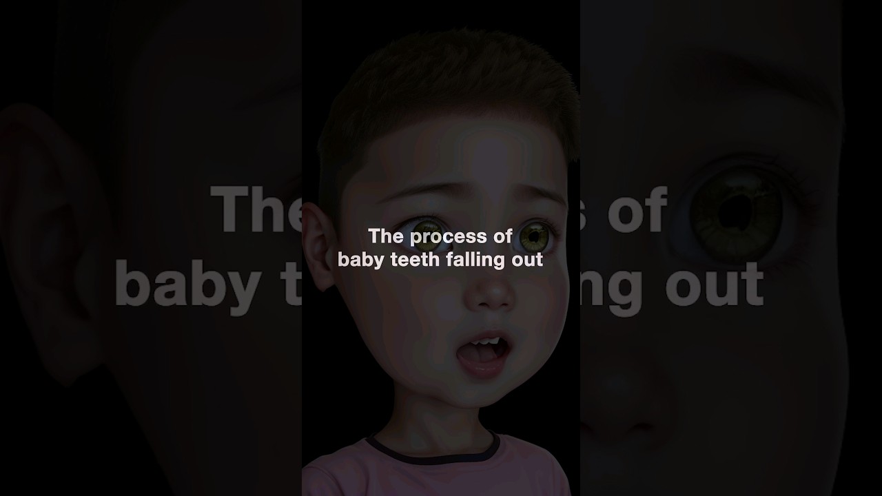 Process of baby teeth falling out