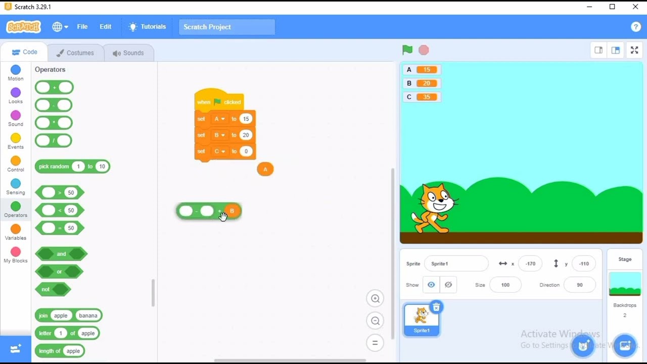 Lesson 8 Scratch 3 programming