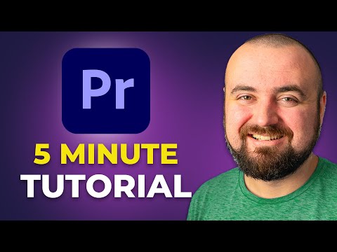 Premiere Pro Tutorial 2025 - Learn In 5 Minutes!