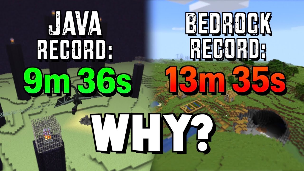 Why Is Speed Running So Much EASIER On Minecraft Java?