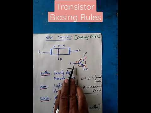 Transistor Biasing Rules